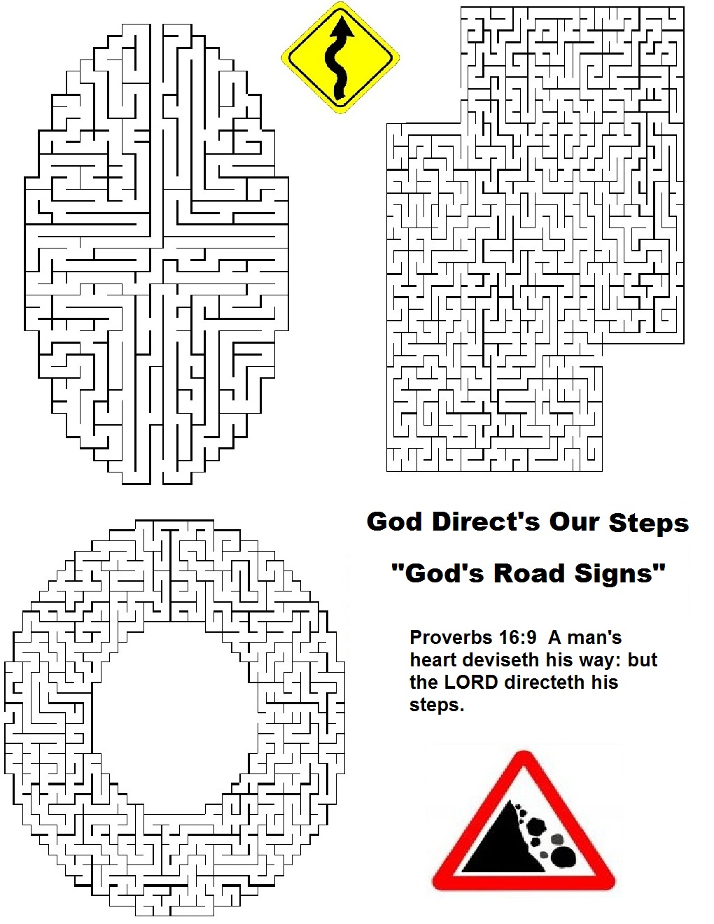 Church House Collection Blog: God's Road Signs Sunday School Lesson