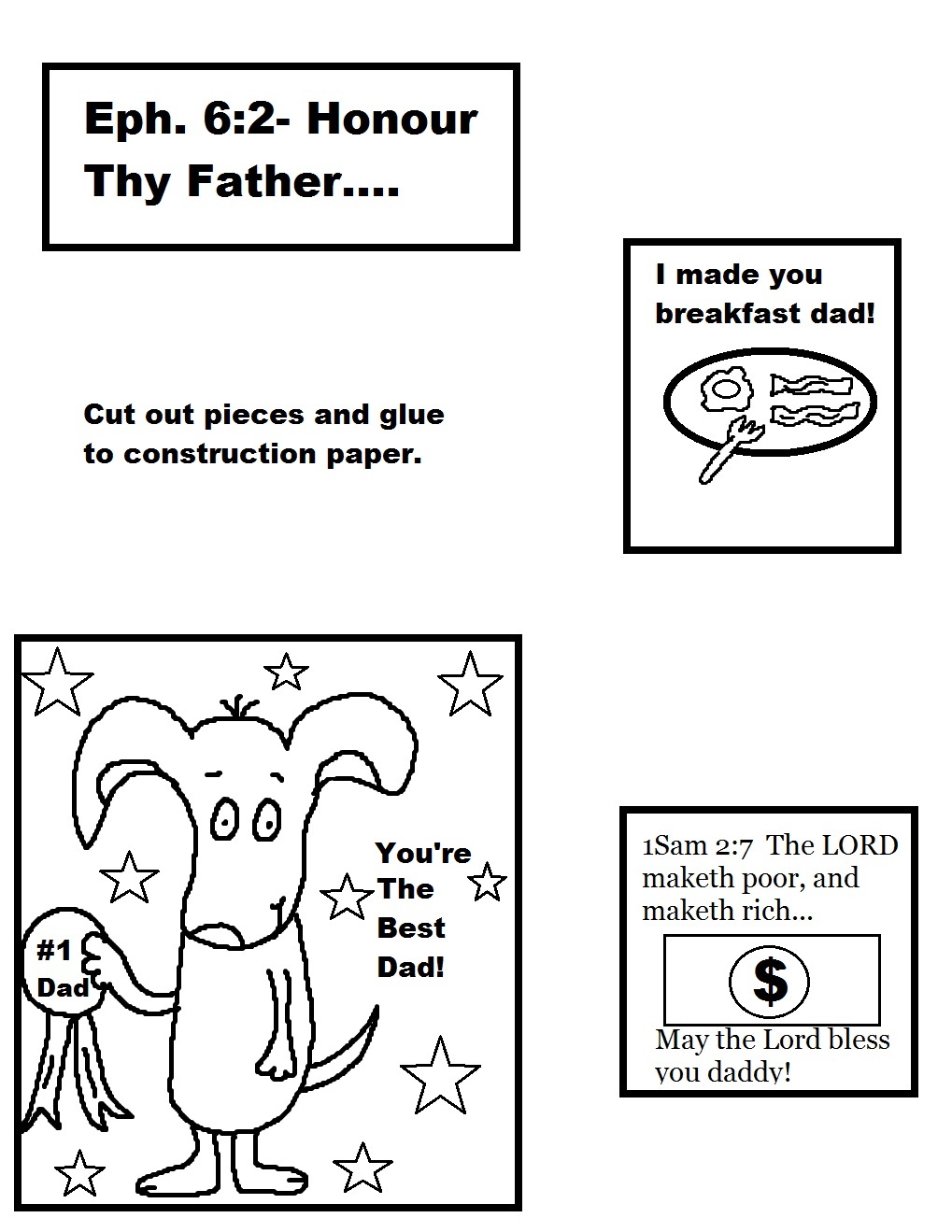 Father's Day Sunday School Lesson