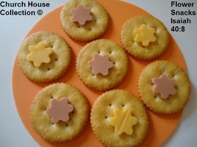 Flower Cracker Snacks