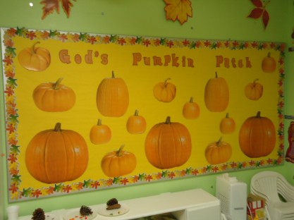 God's Pumpkin Patch Bulletin Board