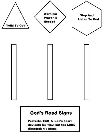God's Road Signs Lesson