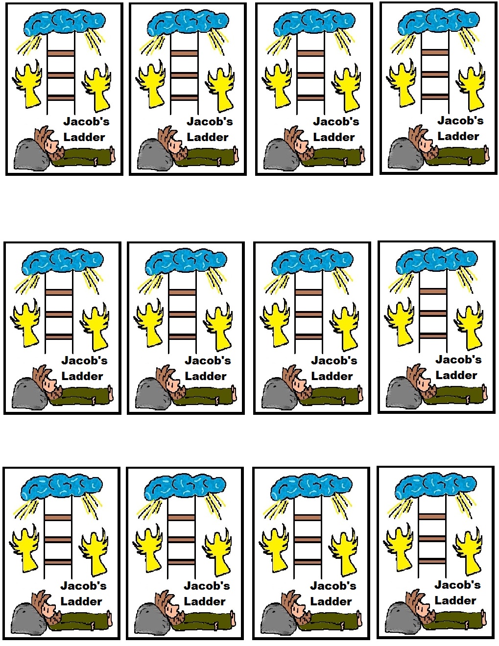 Jacob's Ladder Sunday School Lesson