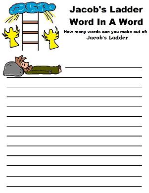 Jacob's Ladder Sunday School Lesson