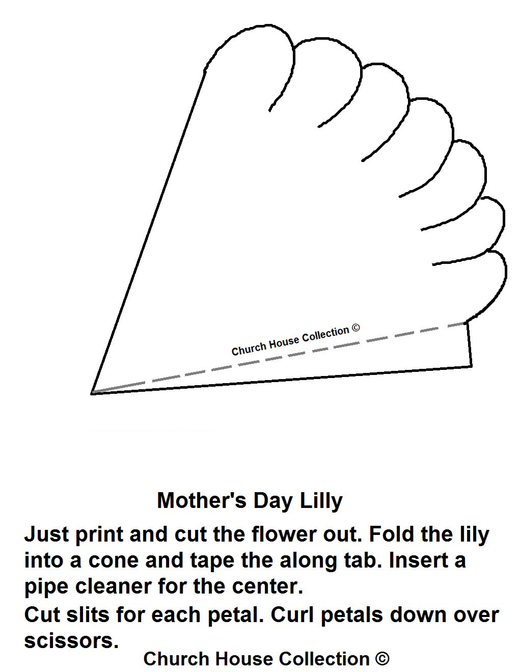 Lily Flower Template Printable | Best Flower Site