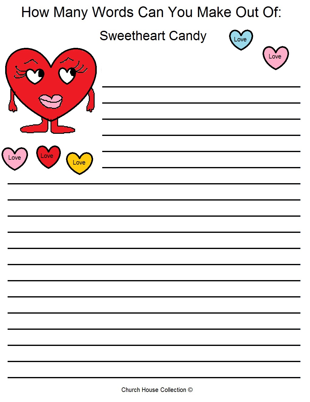Valentine's Day Word Mining